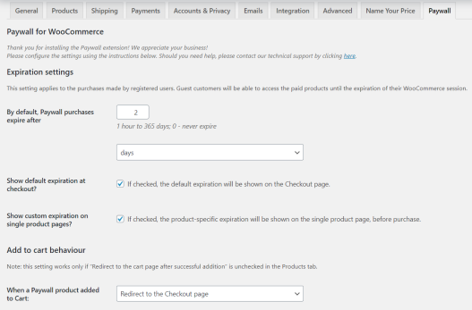 Paywall for WooCommerce - Setup and configuration