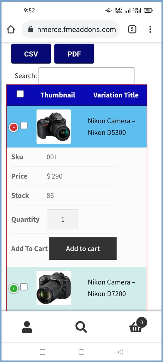 Product Variations Table - WooCommerce Marketplace