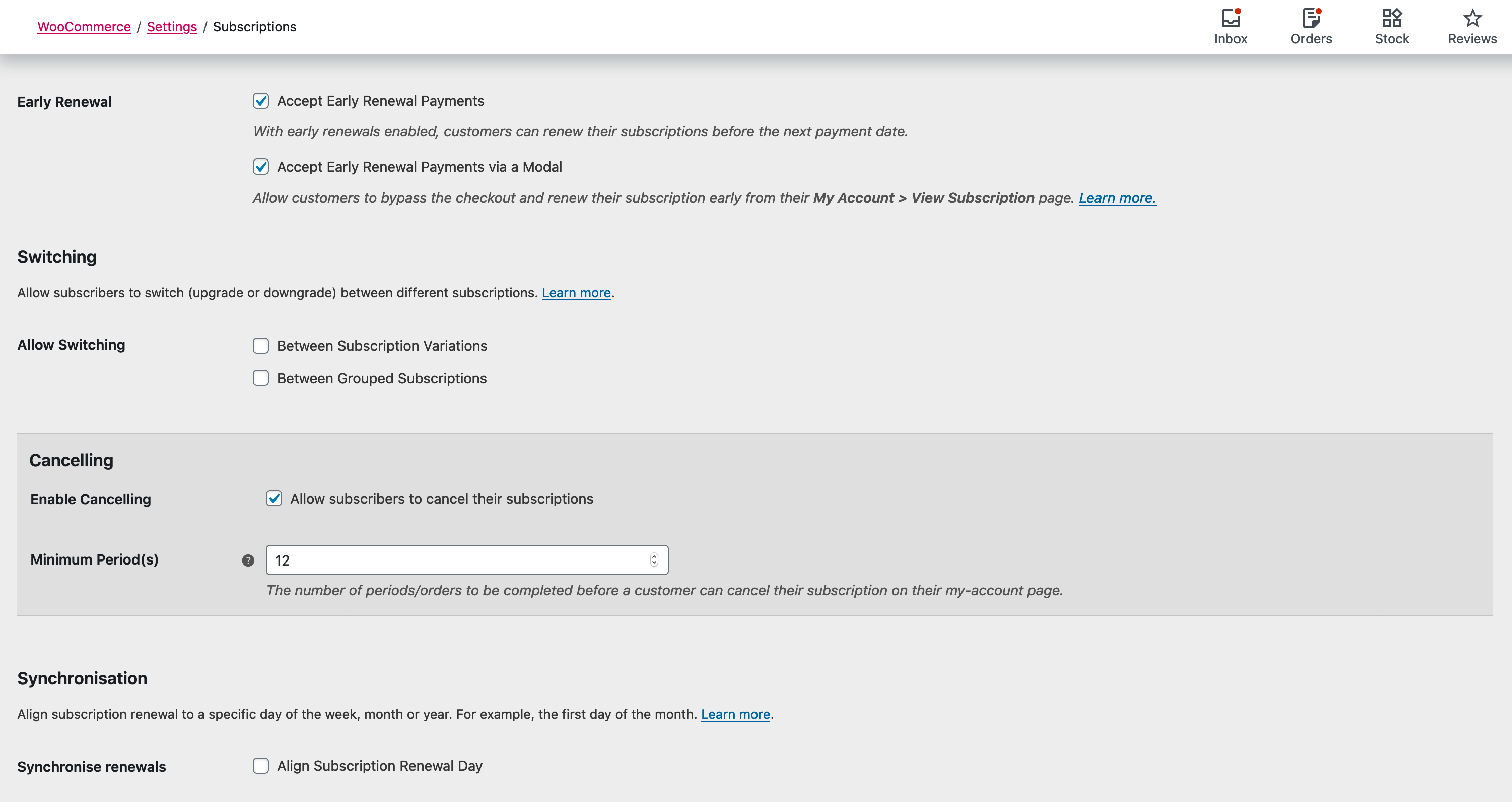 Minimum Periods For Woocommerce Subscriptions Woocommerce