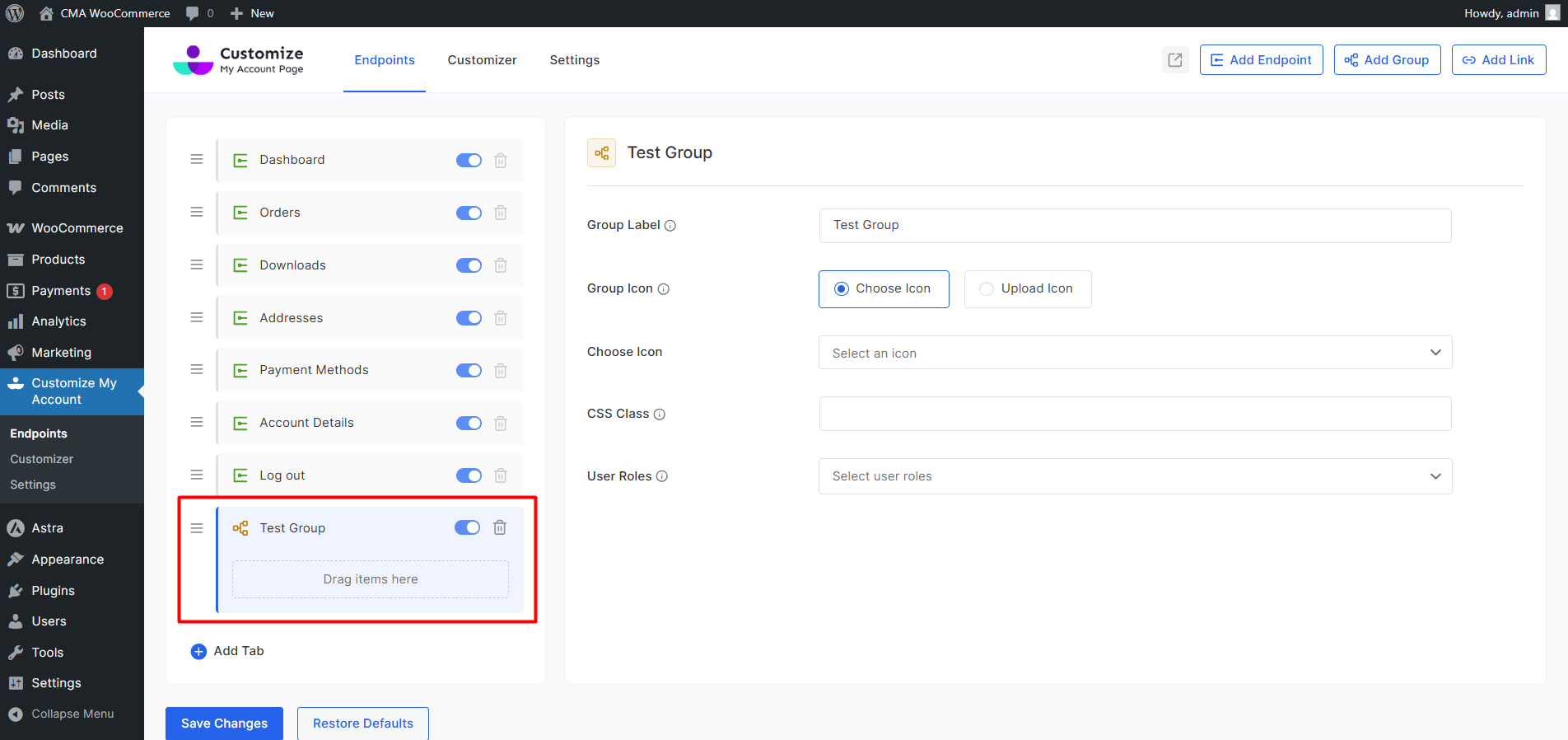 Customize My Account for WooCommerce - WooCommerce Marketplace