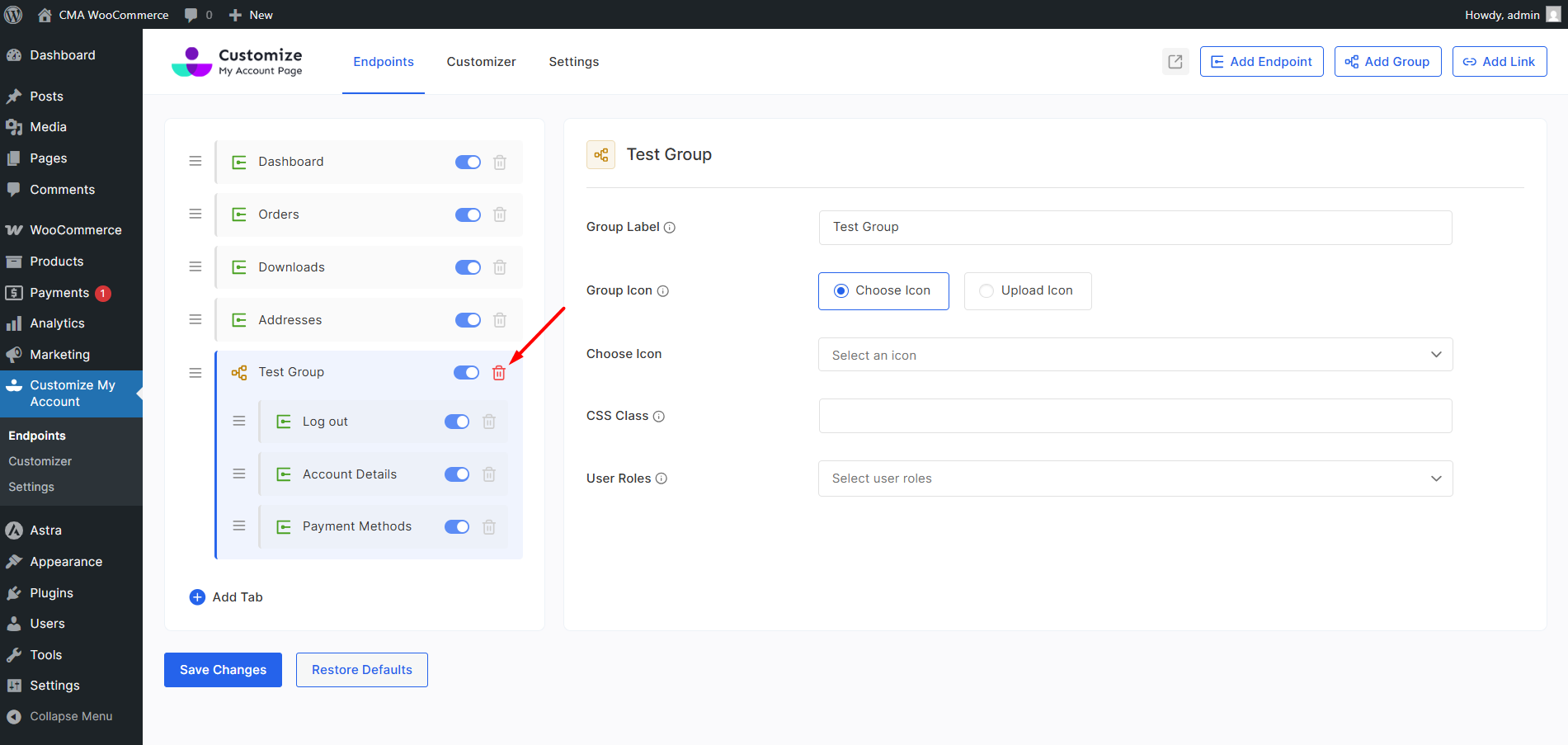 Customize My Account for WooCommerce - WooCommerce Marketplace