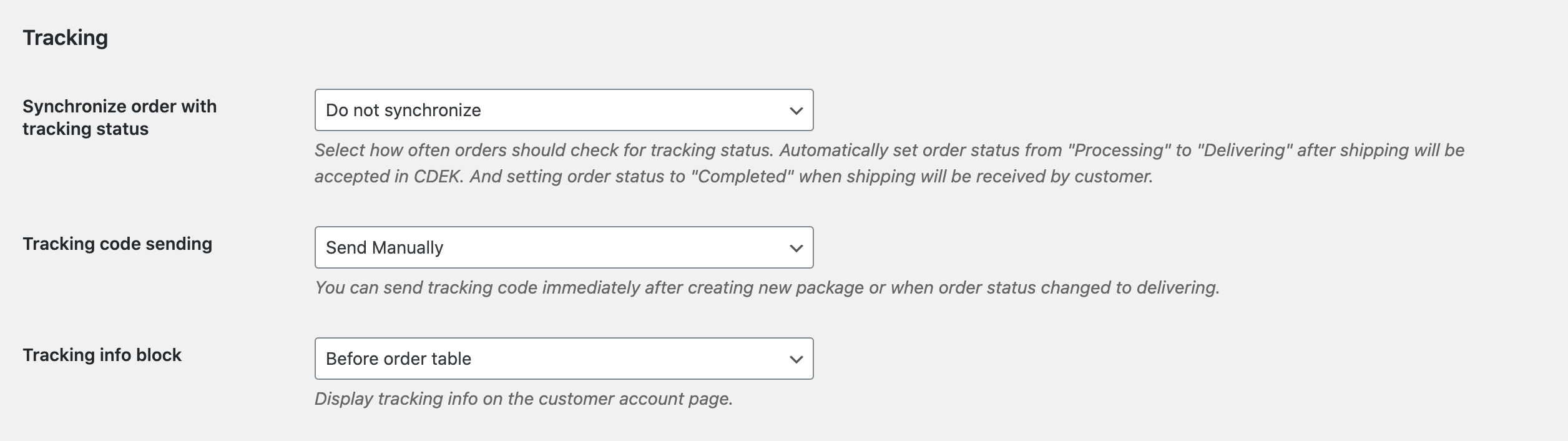 CDEK PRO for WooCommerce Documentation - WooCommerce