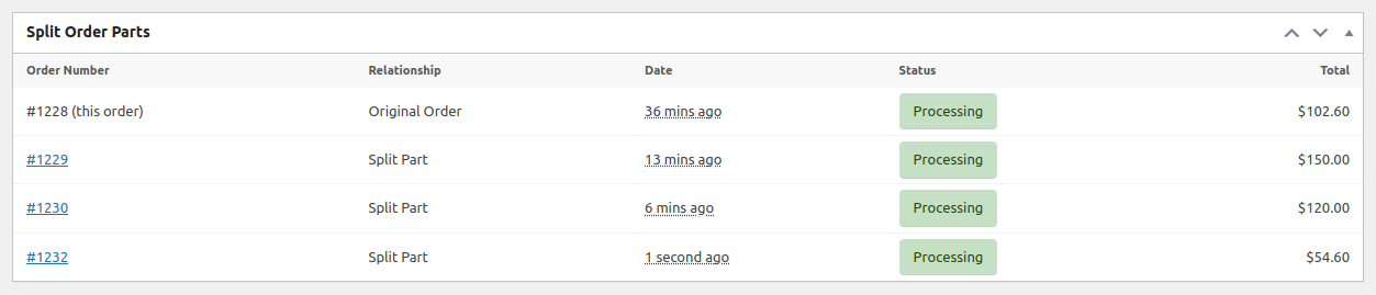Split Orders Documentation - WooCommerce