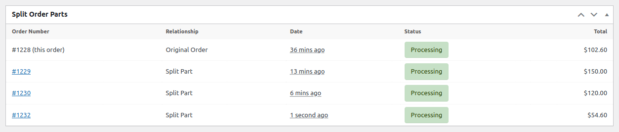 Split Orders Documentation - WooCommerce