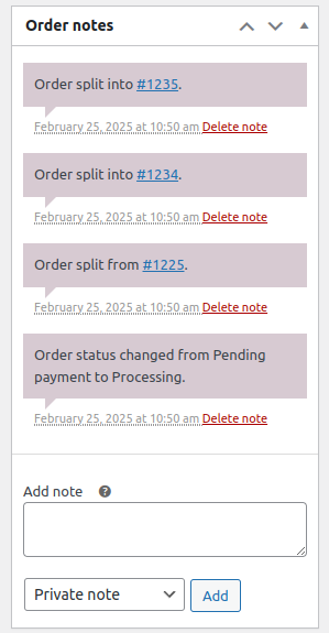 Split Orders Documentation - WooCommerce