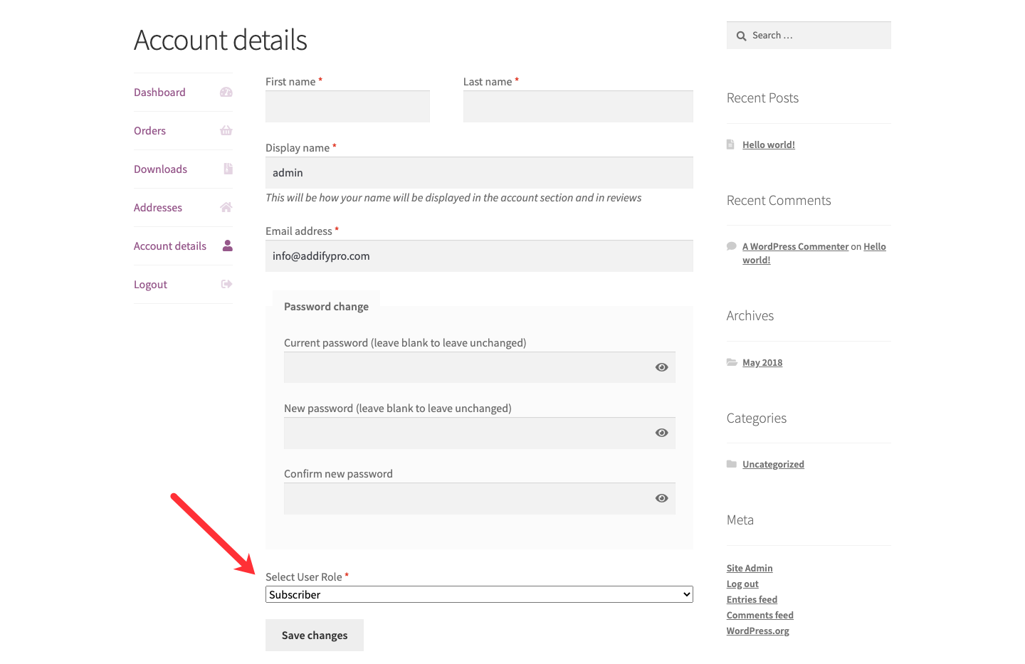 Choose User Role at Registration - WordPress & WooCommerce