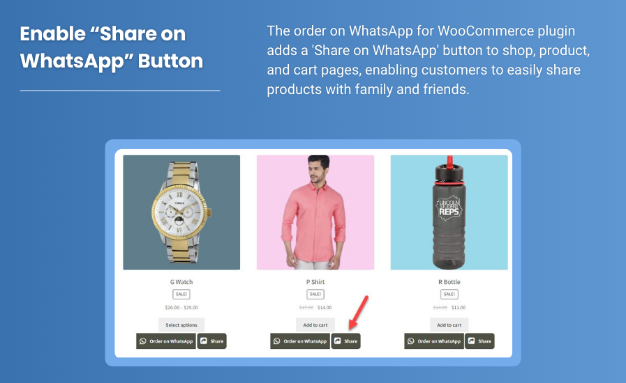 WooCommerce Order on WhatsApp & Share Plugin