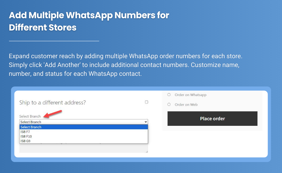 WooCommerce Order on WhatsApp & Share Plugin