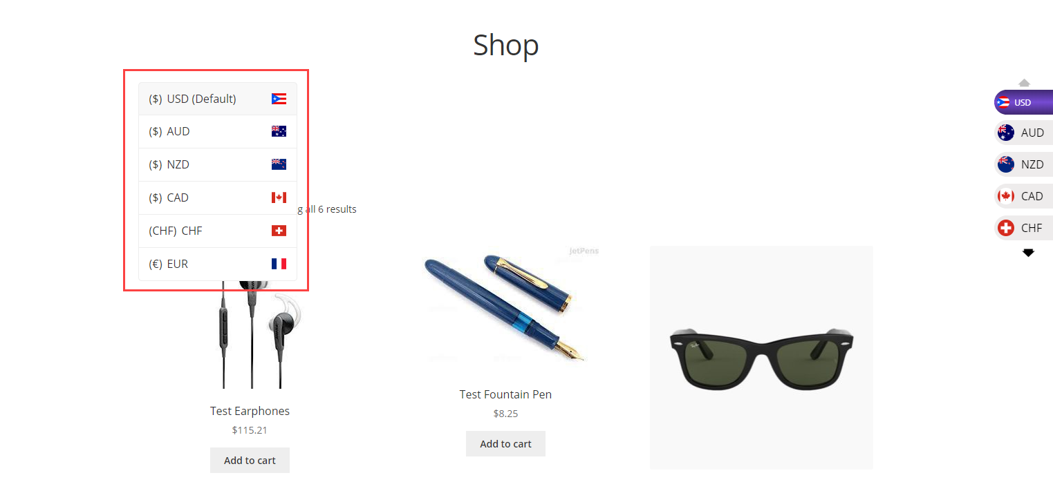 Currency Switcher For Woocommerce Automatically Convert Currency Plugin