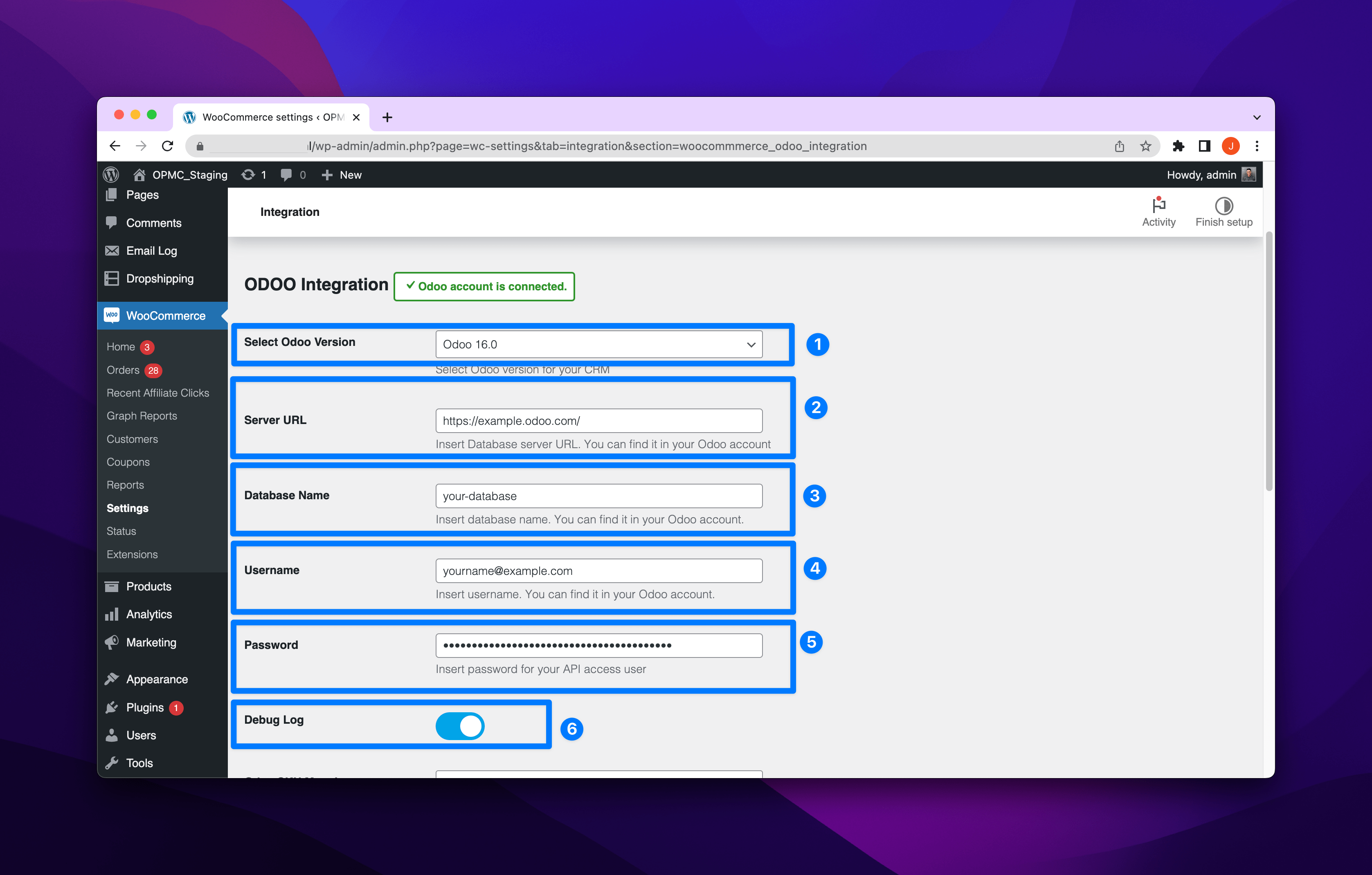 Odoo Integration for WooCommerce Documentation - WooCommerce