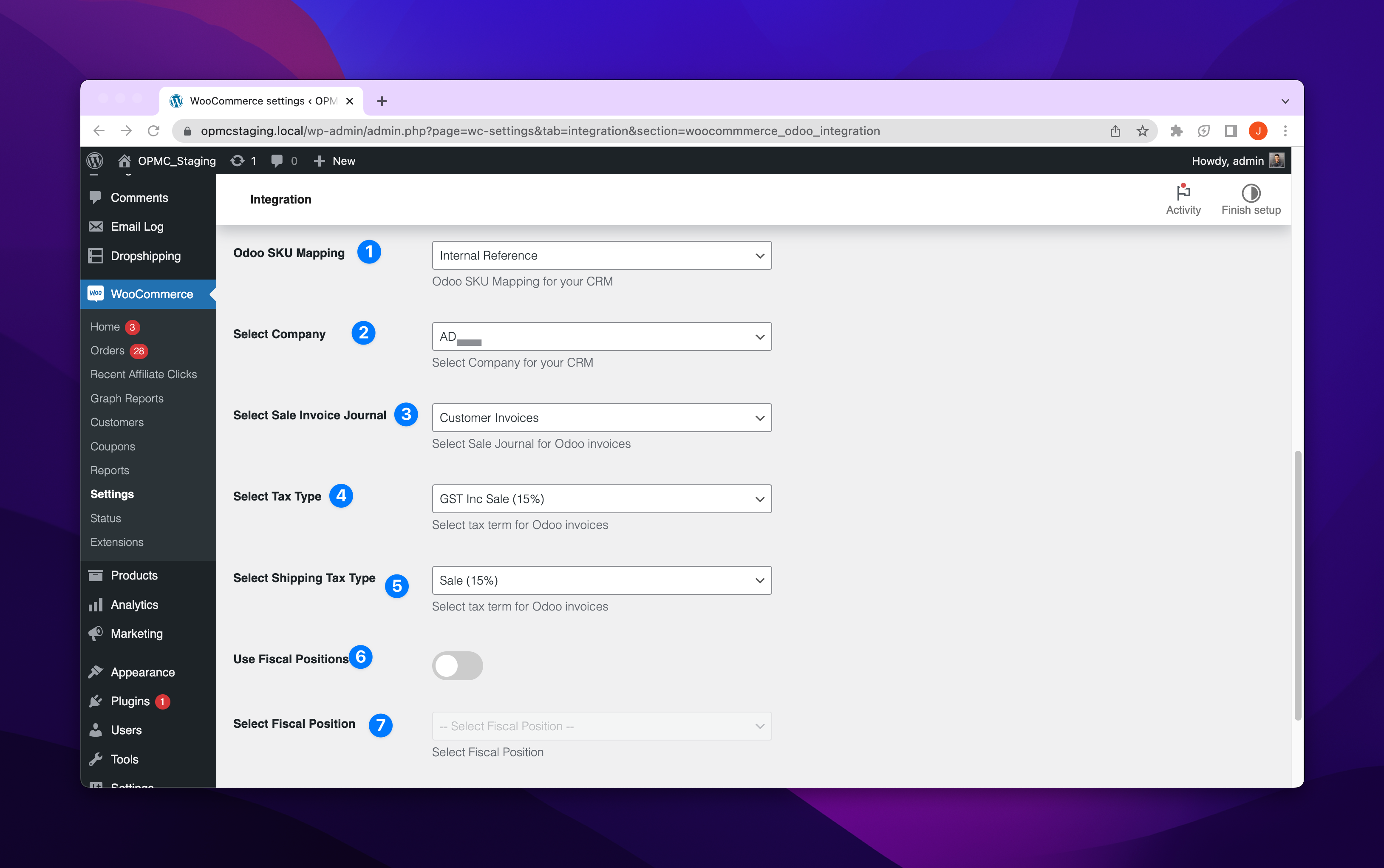 Odoo Integration for WooCommerce Documentation - WooCommerce
