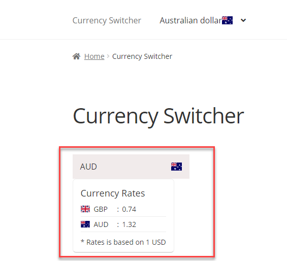 Currency Switcher For WooCommerce Documentation - WooCommerce