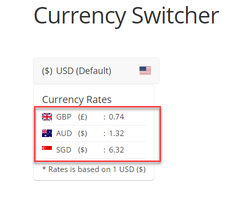 Currency Switcher For WooCommerce Documentation - WooCommerce