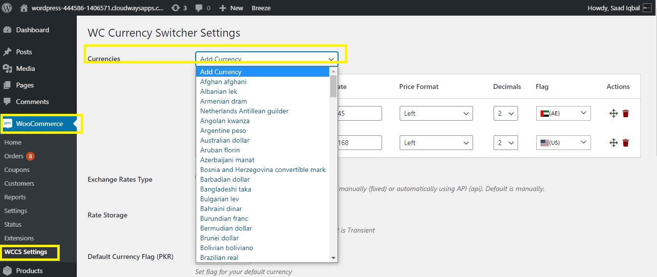Currency Switcher For Woocommerce - Automatically Convert Currency Plugin