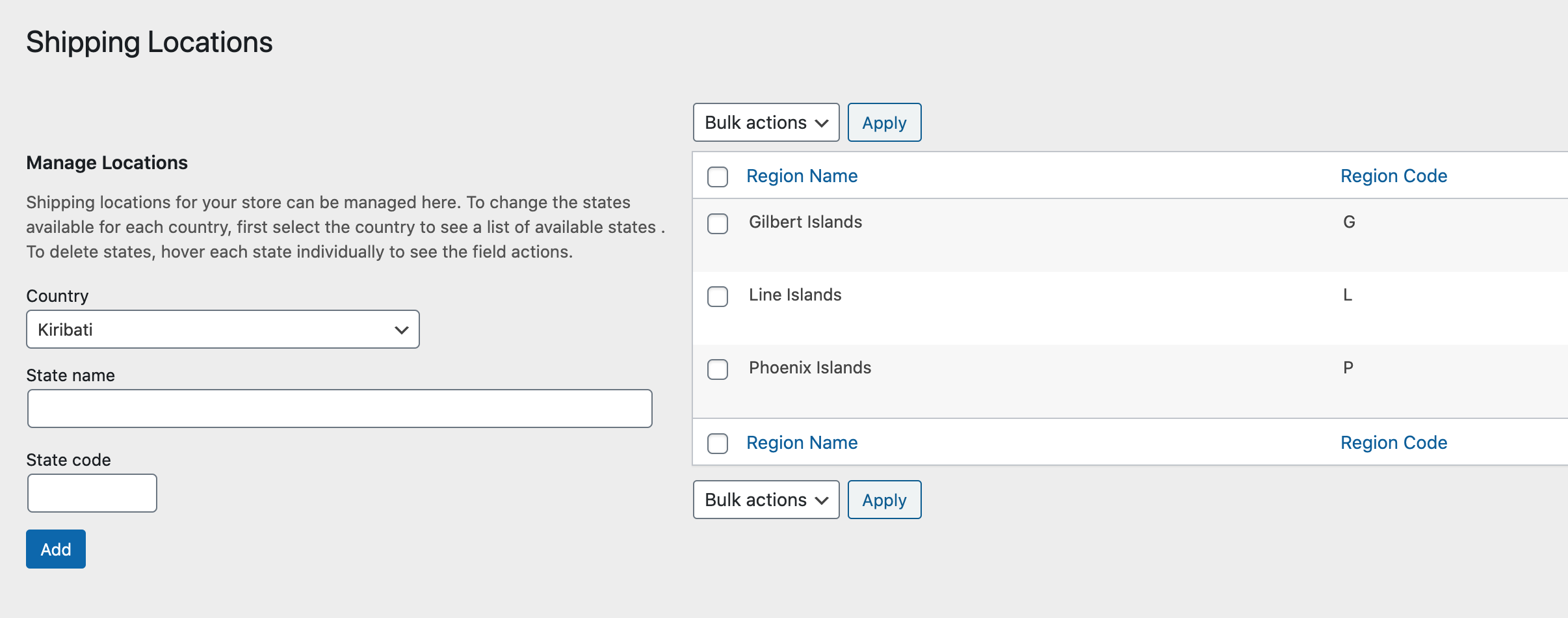 Shipping Locations Pro - WooCommerce