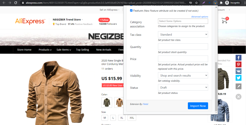 Advanced Aliexpress Product Importer & Affiliate - WooCommerce