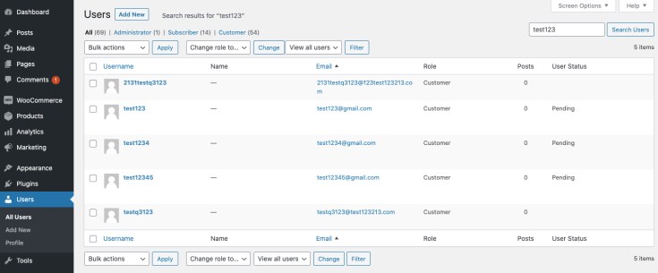 Approve New User Registration Documentation - WooCommerce