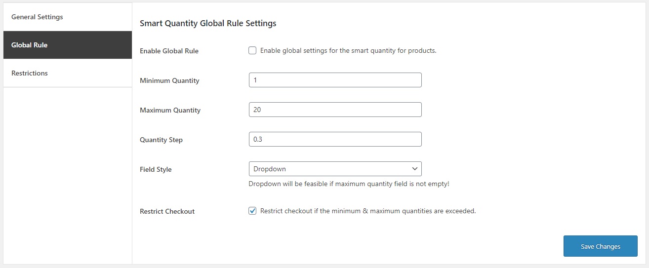 Smart Product Quantity Documentation - WooCommerce