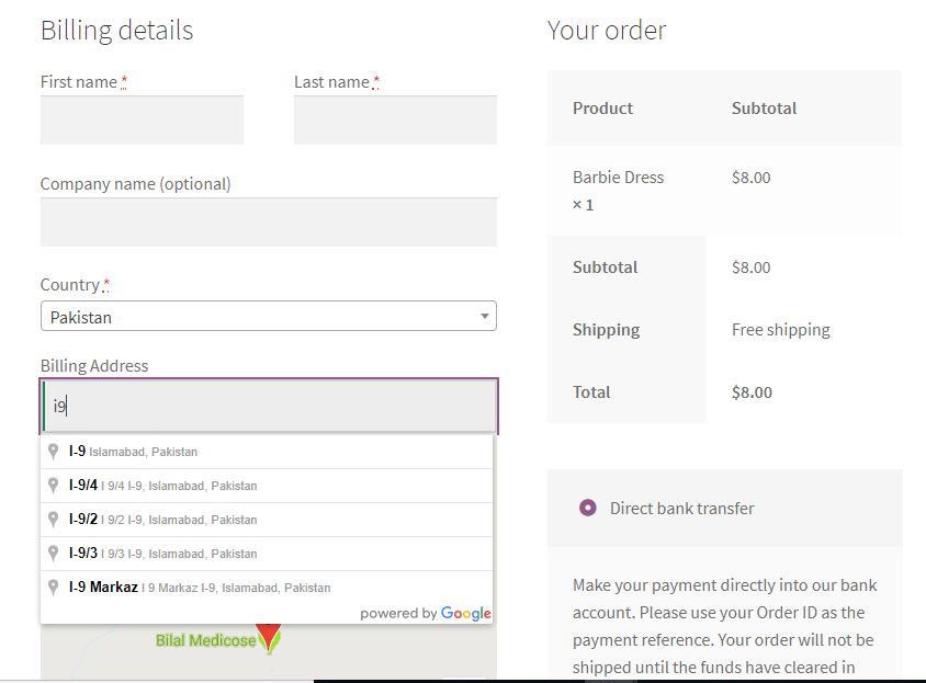 WooCommerce Address Autocomplete Plugin | Autofill Address