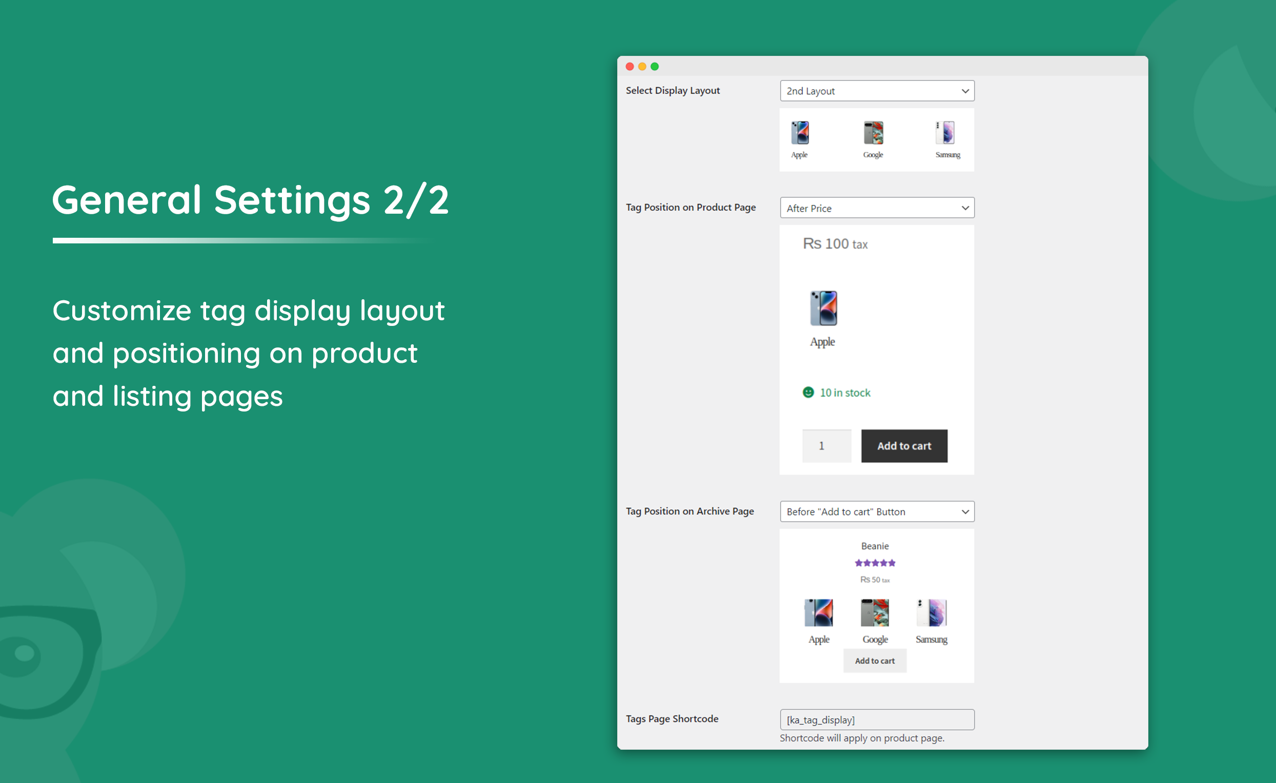 Custom Product Tag Image - WooCommerce Extension