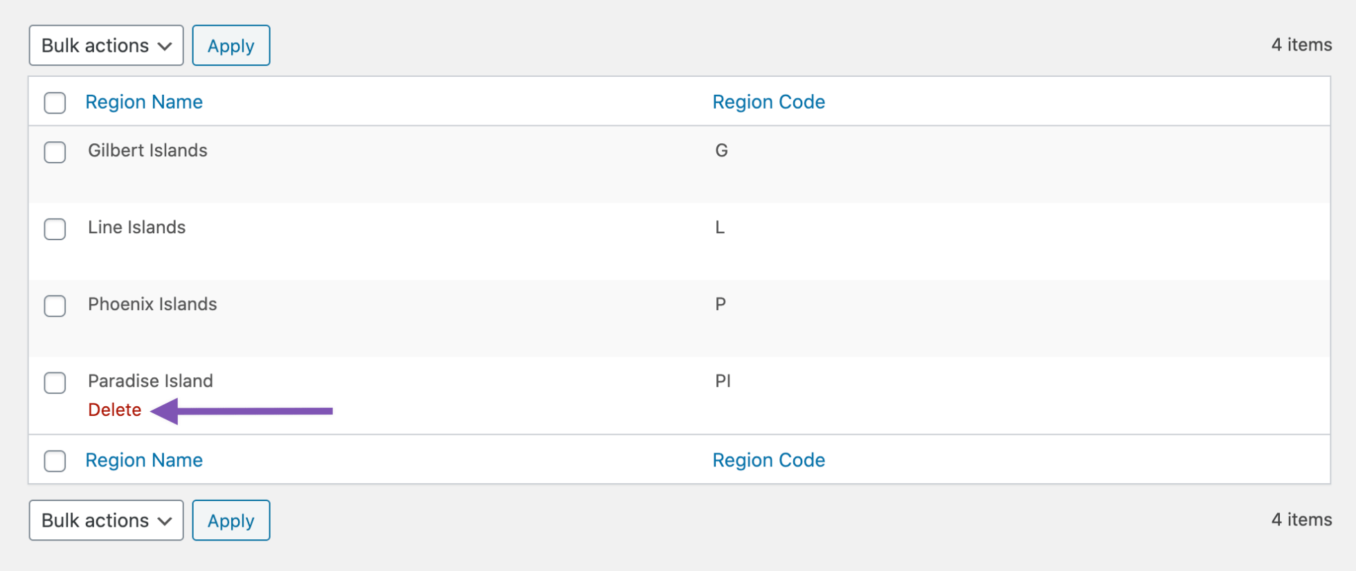 Deleting States/Locations in WooCommerce Documentation - WooCommerce