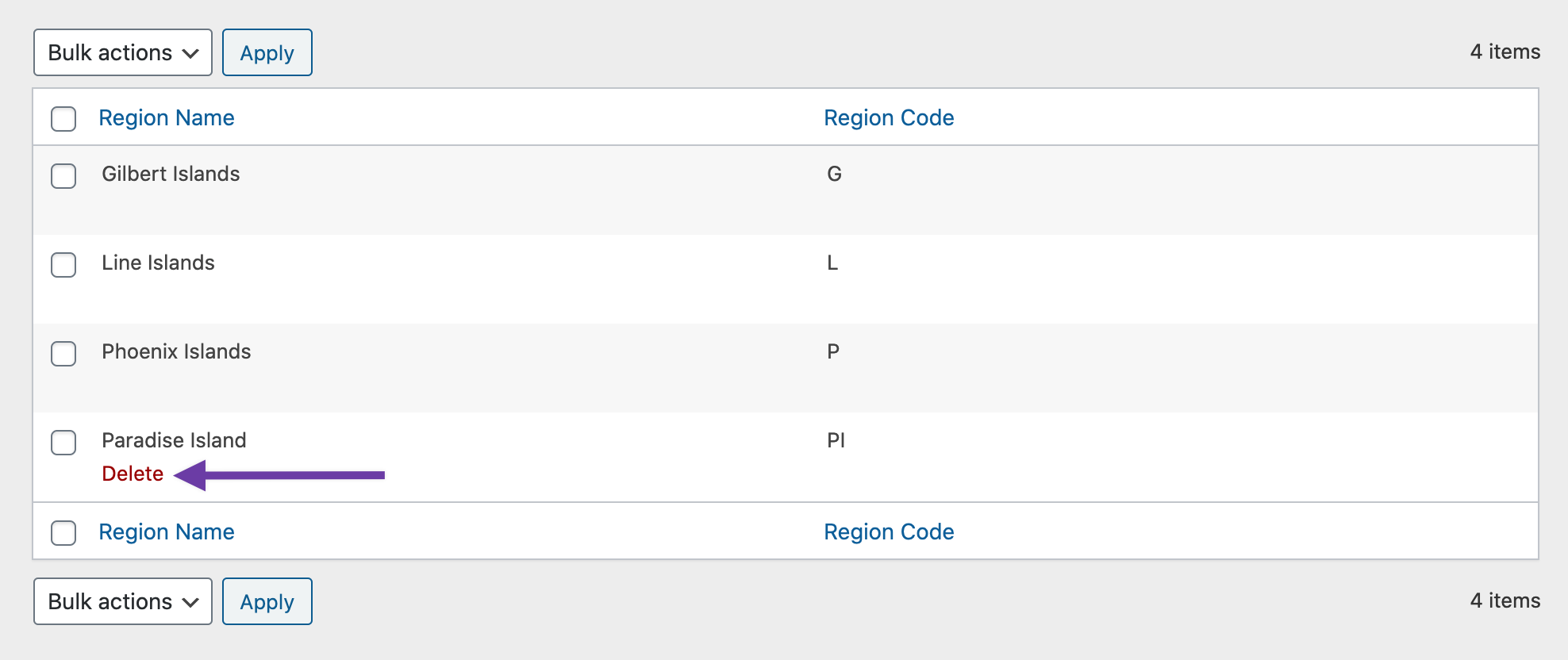 Deleting States/Locations in WooCommerce Documentation - WooCommerce