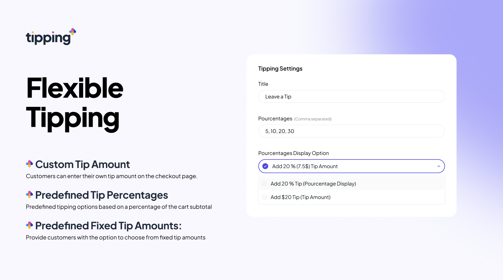 Tipping - Add Order Tip for WooCommerce - Add Order Tip - WooCommerce ...