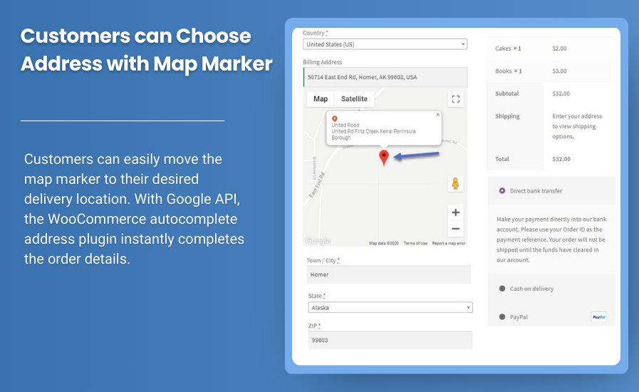 WooCommerce Address Autocomplete Plugin | Autofill Address