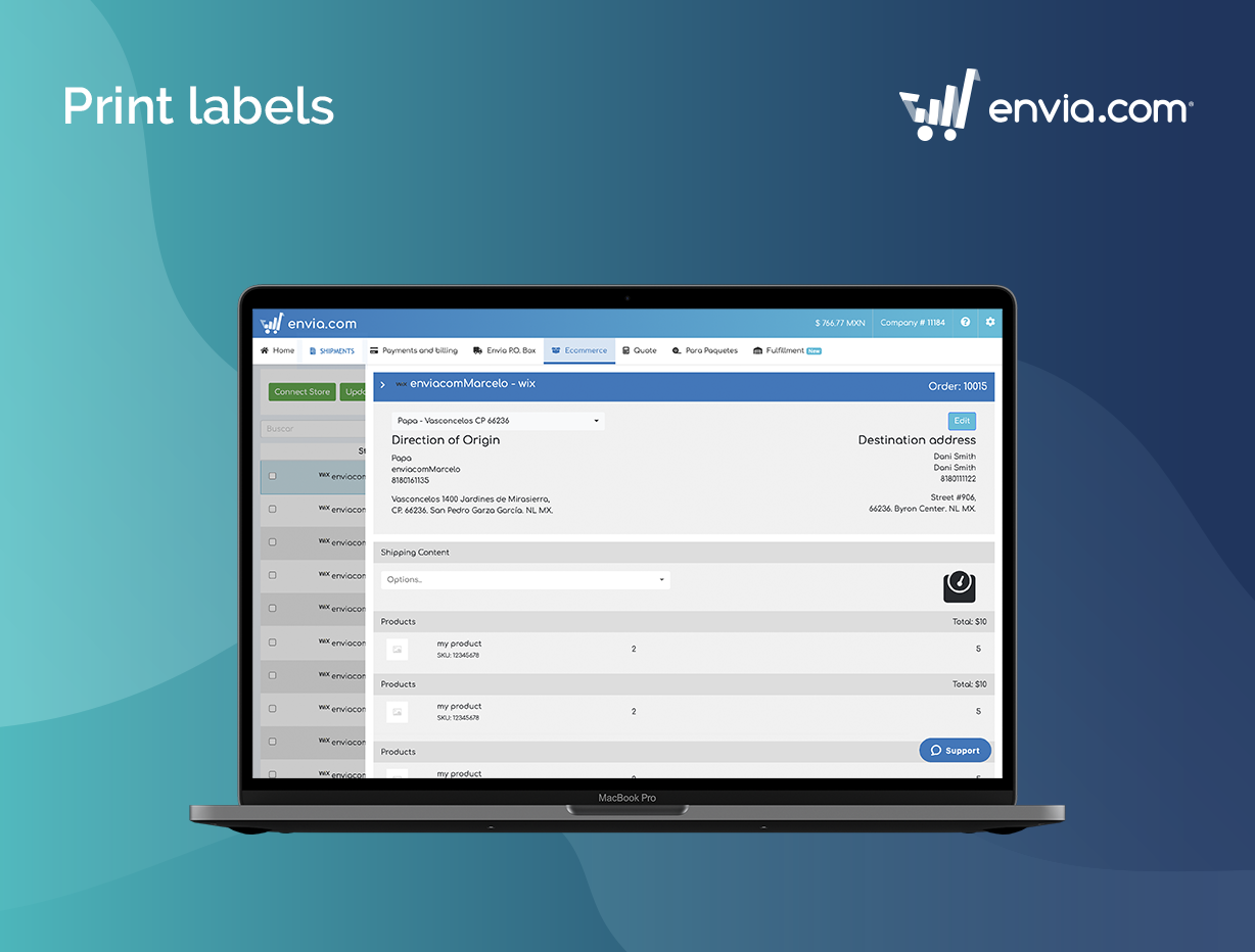 Envia Shipping and Fulfillment - WooCommerce