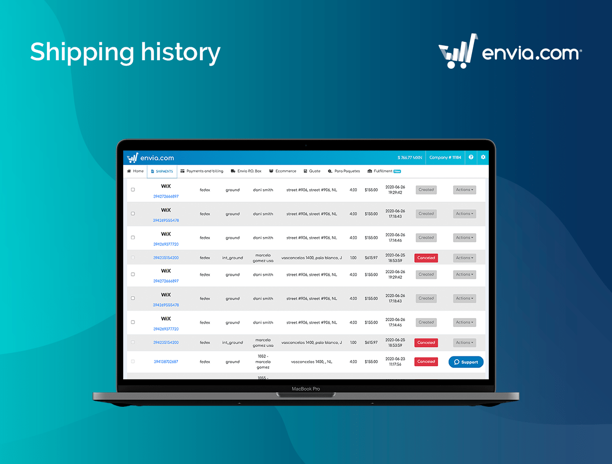 Envia Shipping and Fulfillment - WooCommerce