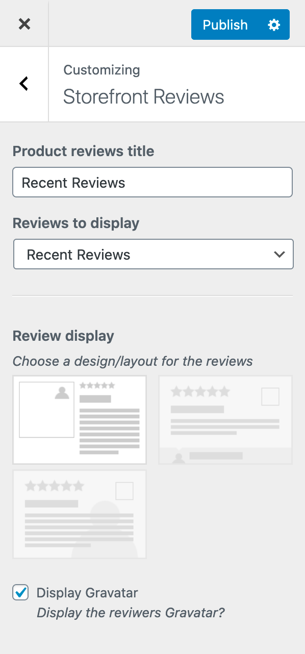 Storefront Reviews Documentation - WooCommerce