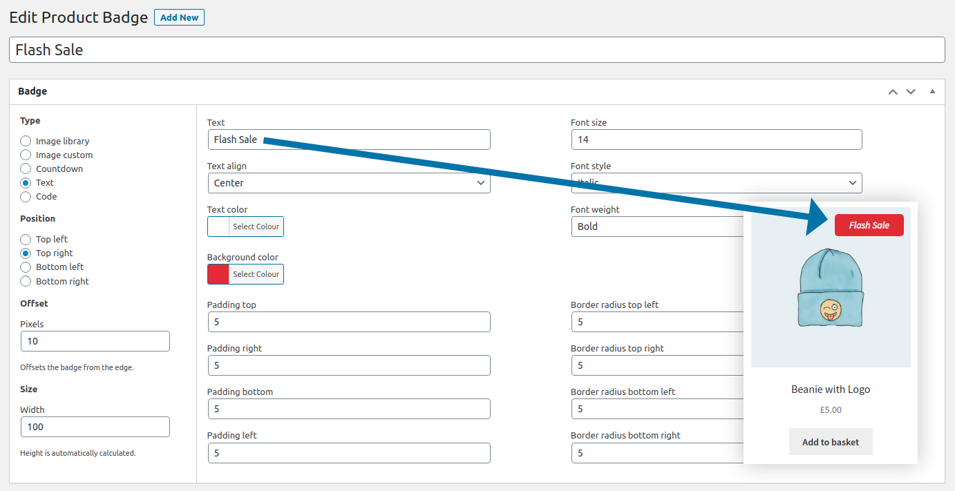 Product Badges - WooCommerce