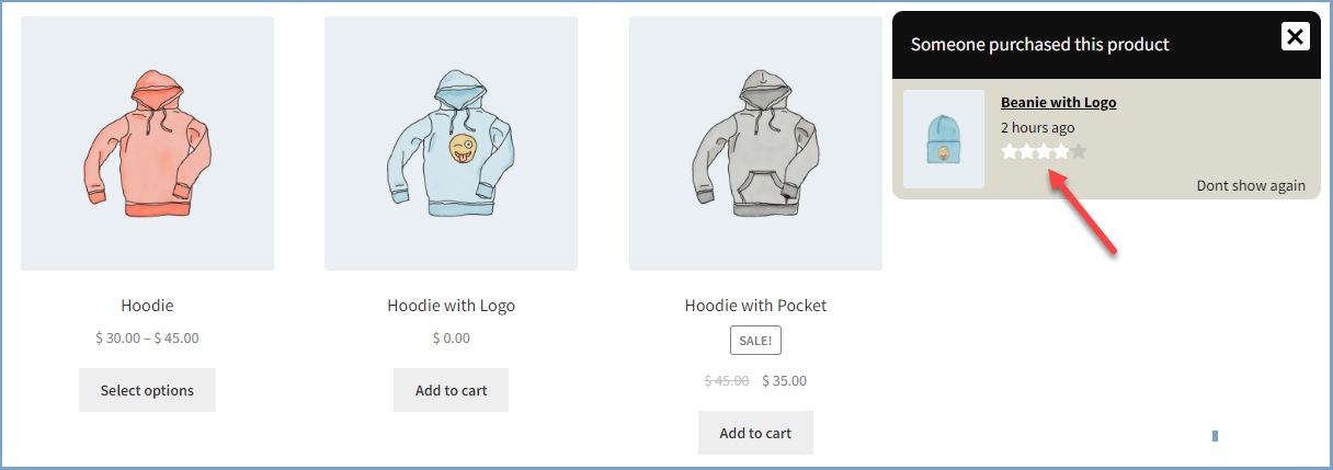 WooCommerce Live Sales Notification | Sales Notification