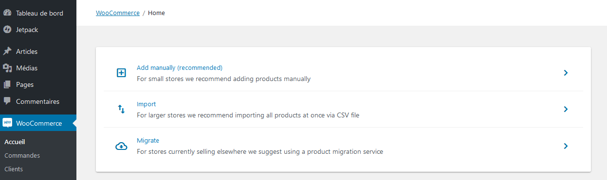 Assistant De Configuration Woocommerce Documentation Woocommerce