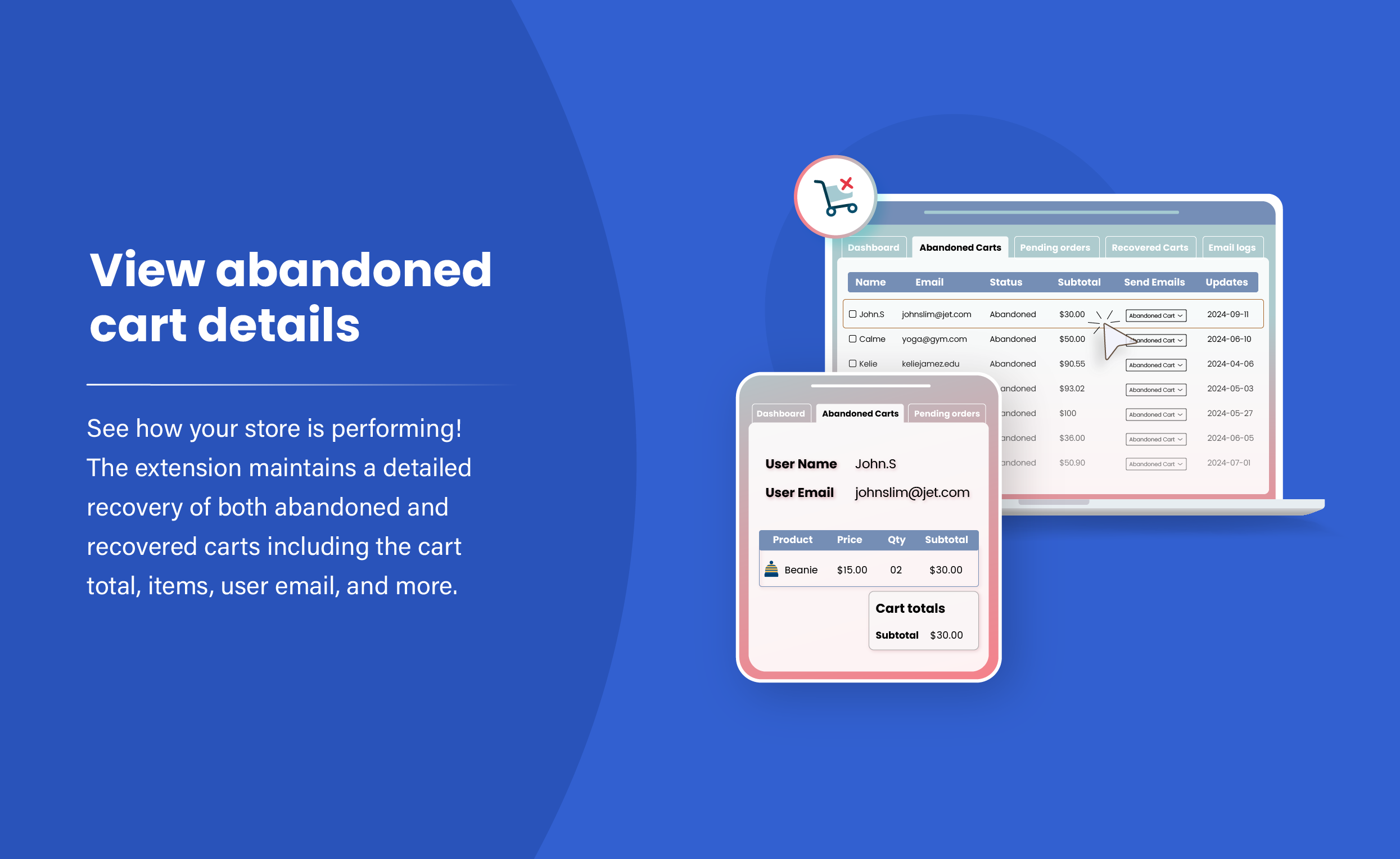 WooCommerce Abandoned Cart Plugin: Auto Recovery Emails