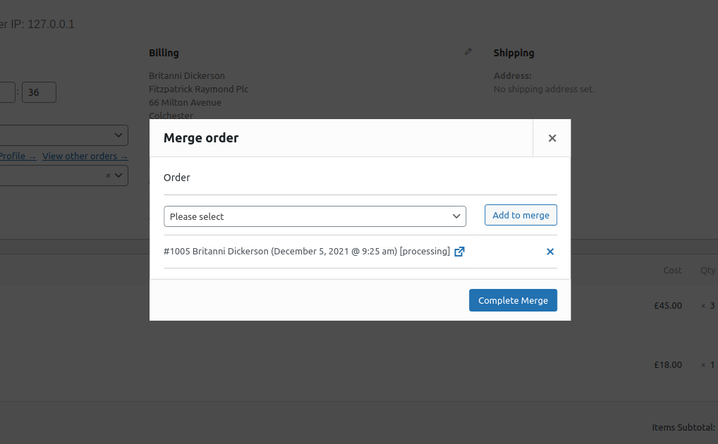 Merge Orders - WooCommerce Marketplace