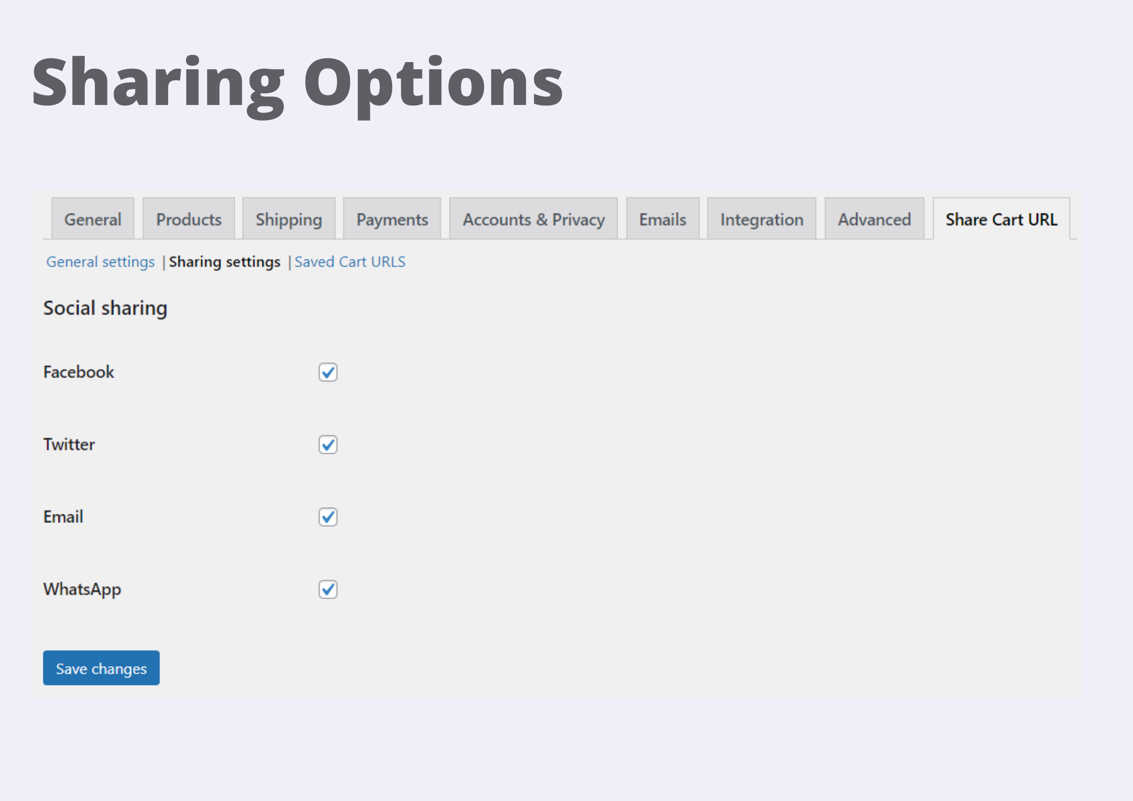 Share Cart Url For Woocommerce Documentation Woocommerce