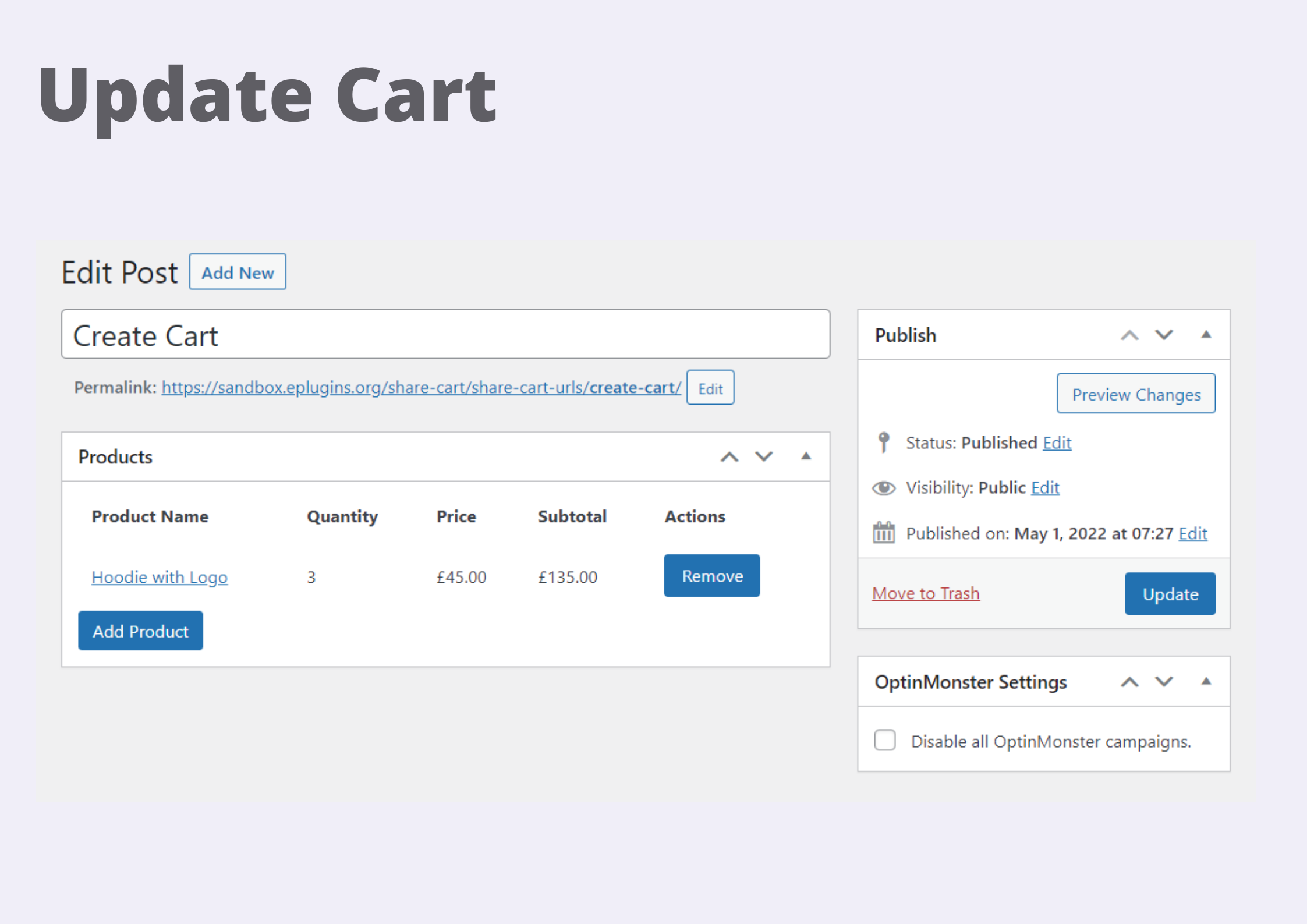 Share Cart URL for WooCommerce - WooCommerce Marketplace