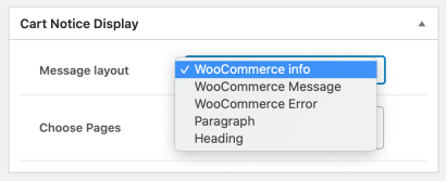 Dynamic Cart & Checkout Notices Documentation - WooCommerce