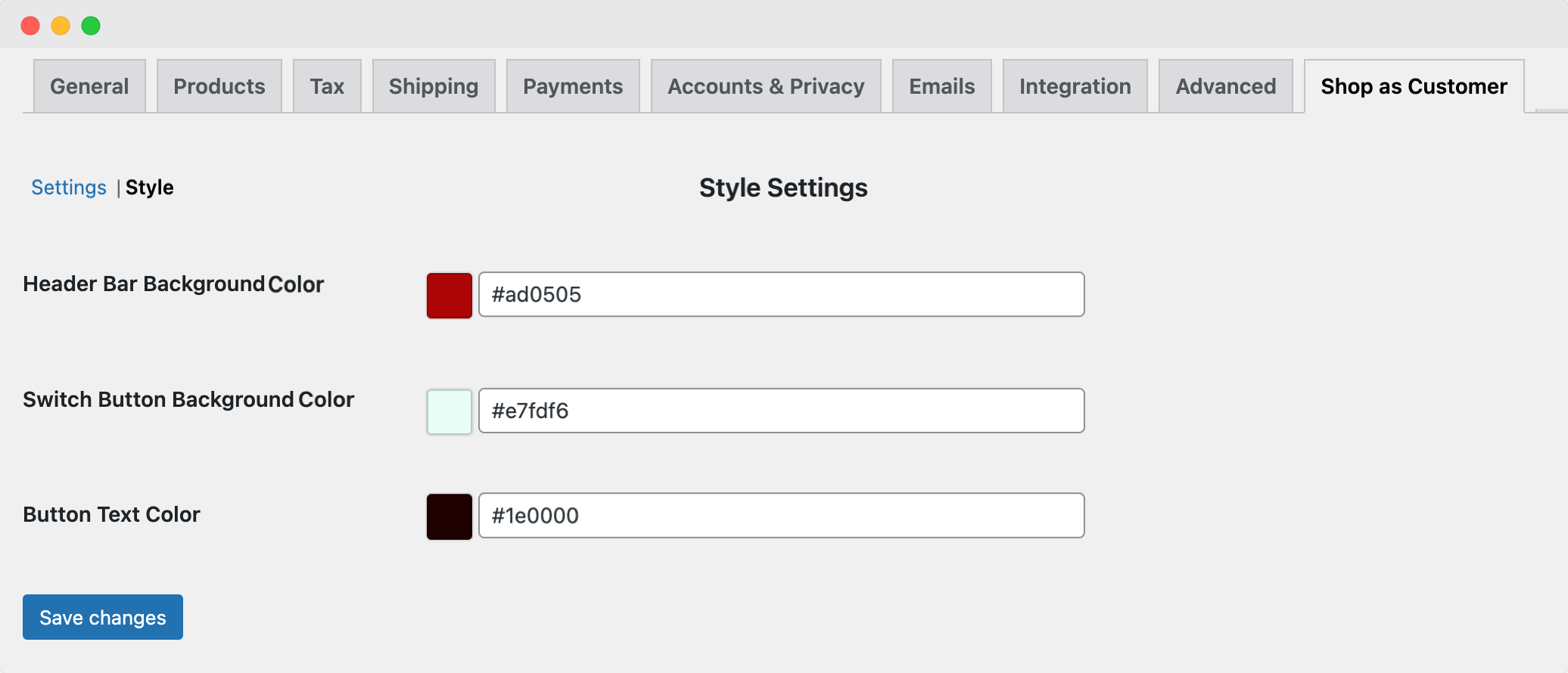 WooCommerce Login and Shop as Customer - Documentation