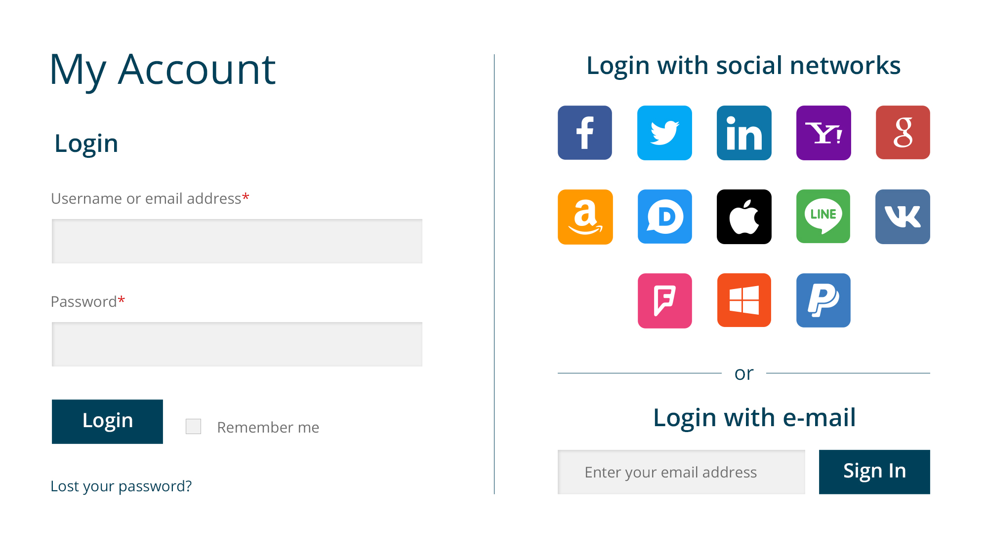 Social Login Pro for WooCommerce - WooCommerce