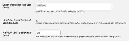 Product Sale Count - WooCommerce Docs