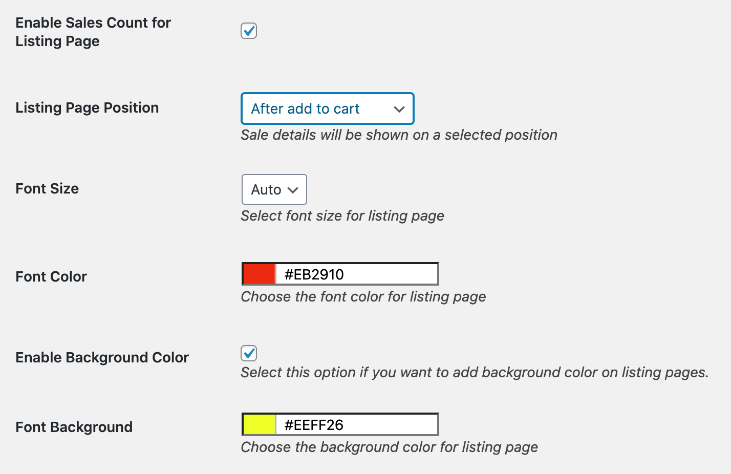 Product Sale Count - WooCommerce Docs