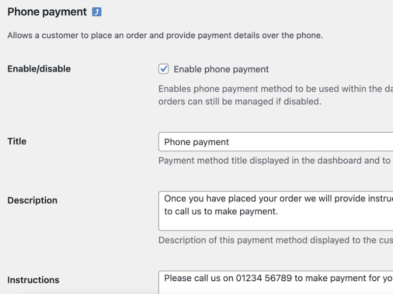 Phone Orders and Payments - WooCommerce Marketplace