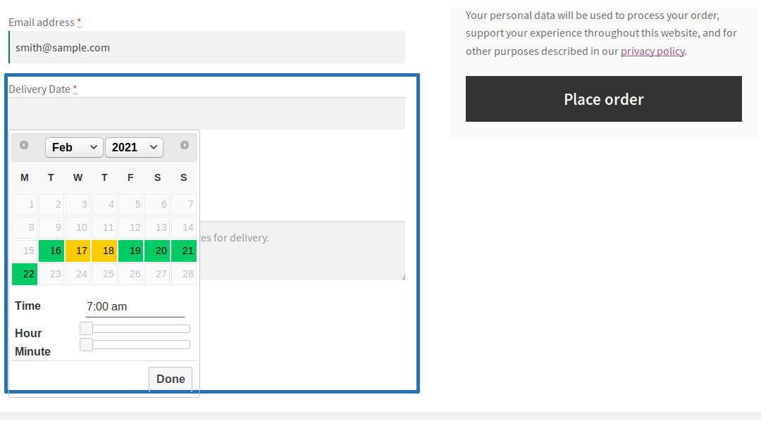 Delivery and Pickup Scheduler for WooCommerce - WooCommerce Marketplace