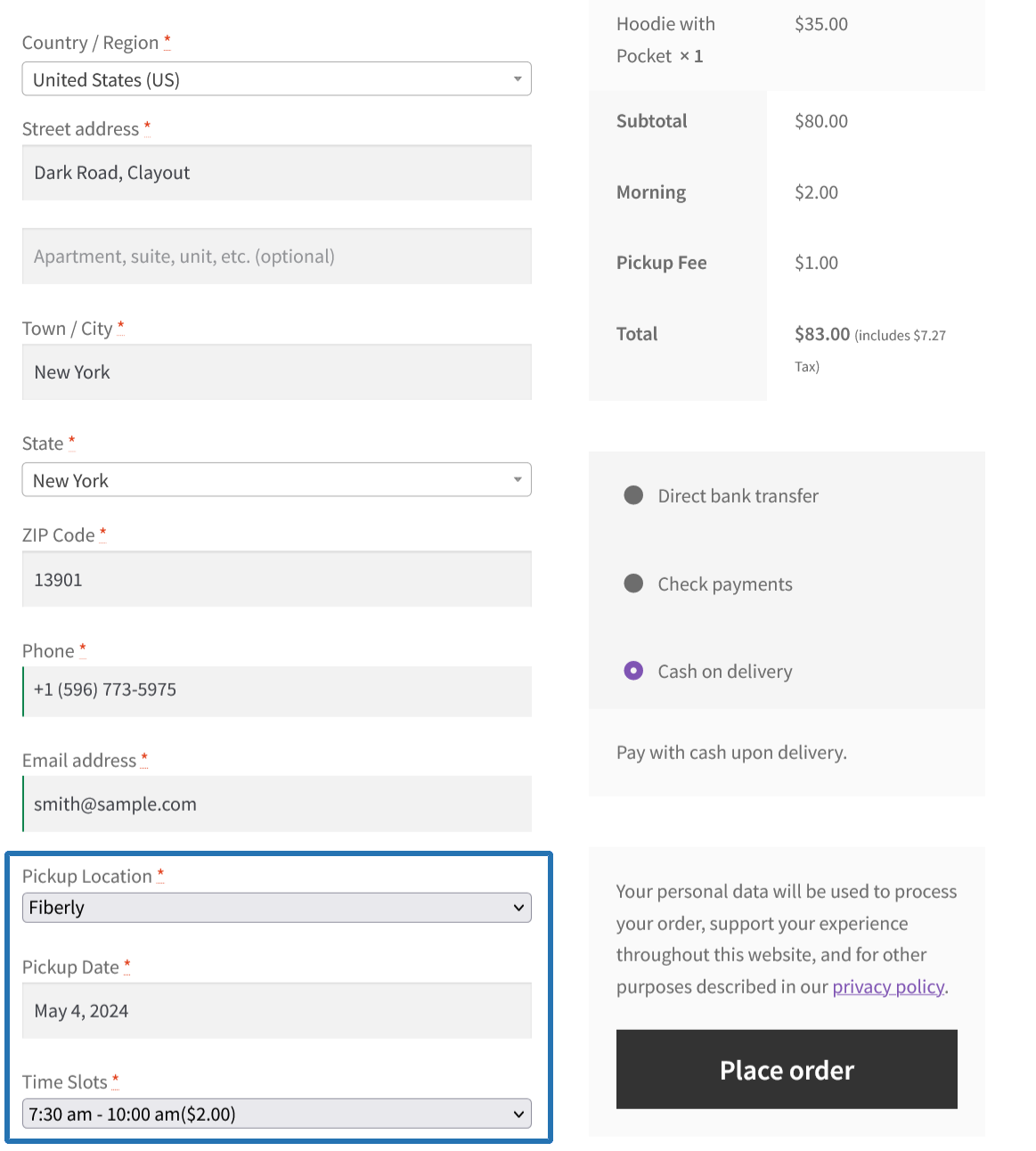 Delivery and Pickup Scheduler for WooCommerce - WooCommerce Marketplace