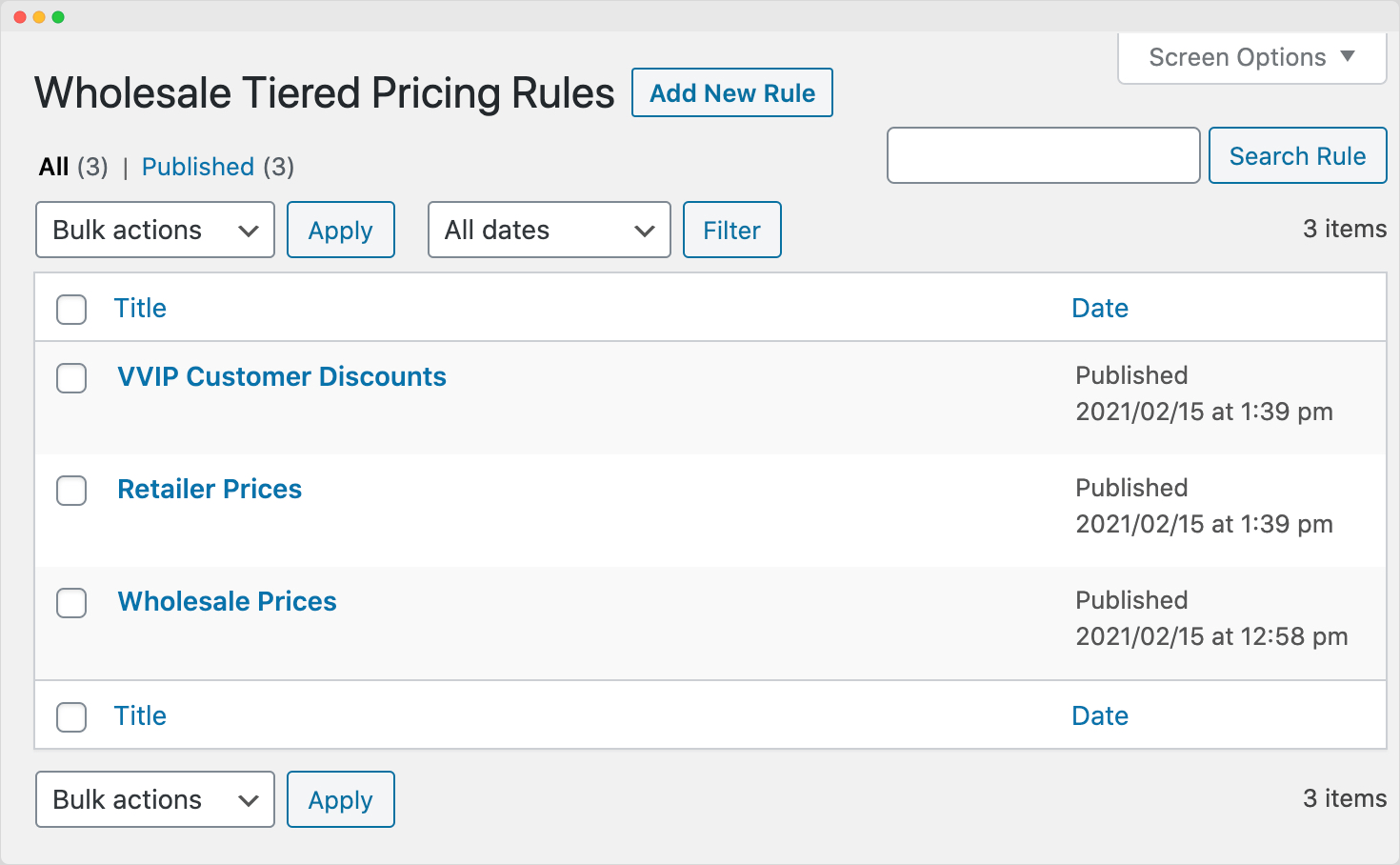 WooCommerce Wholesale Prices: Tiered Quantity Based Pricing