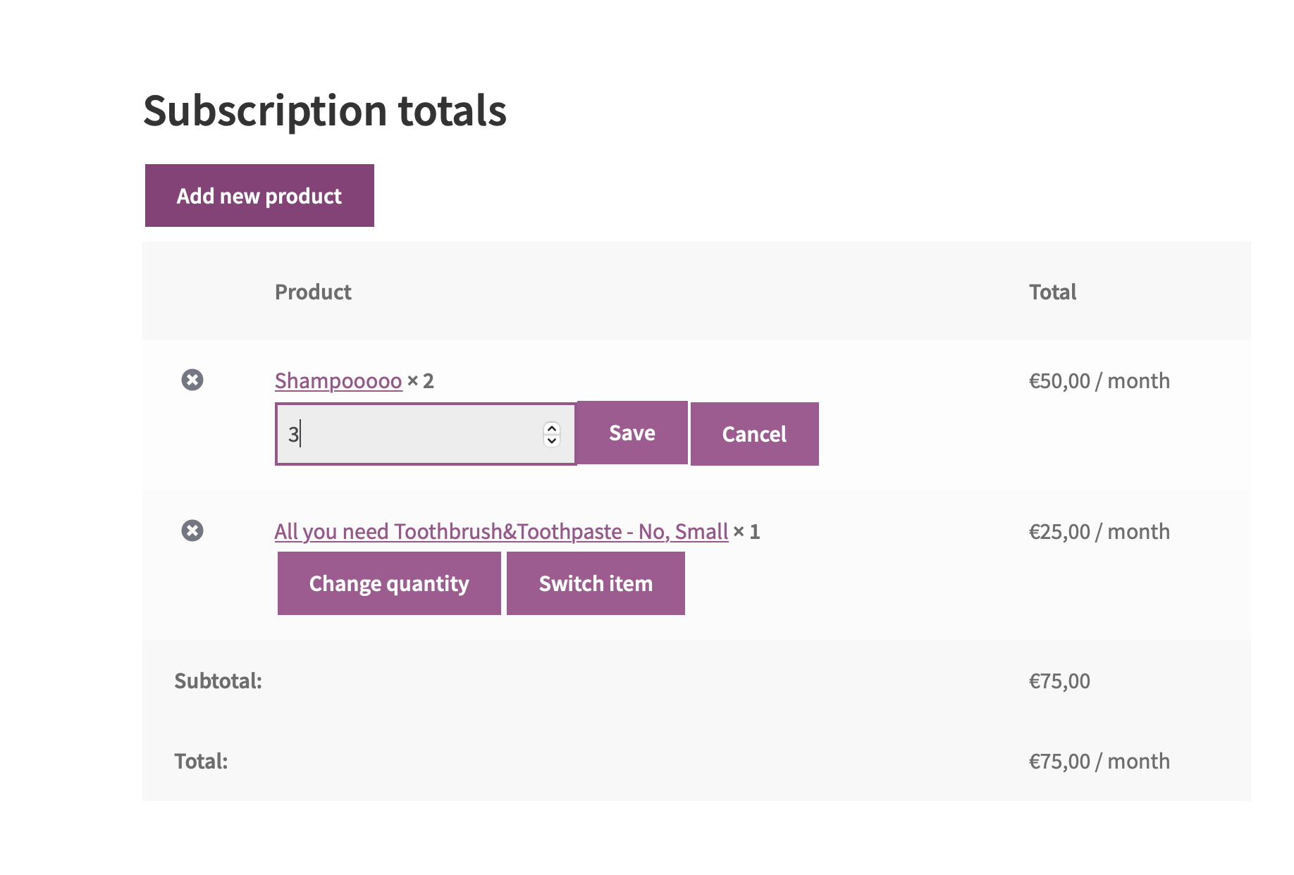 Self-service Dashboard for WooCommerce Subscriptions - WooCommerce ...
