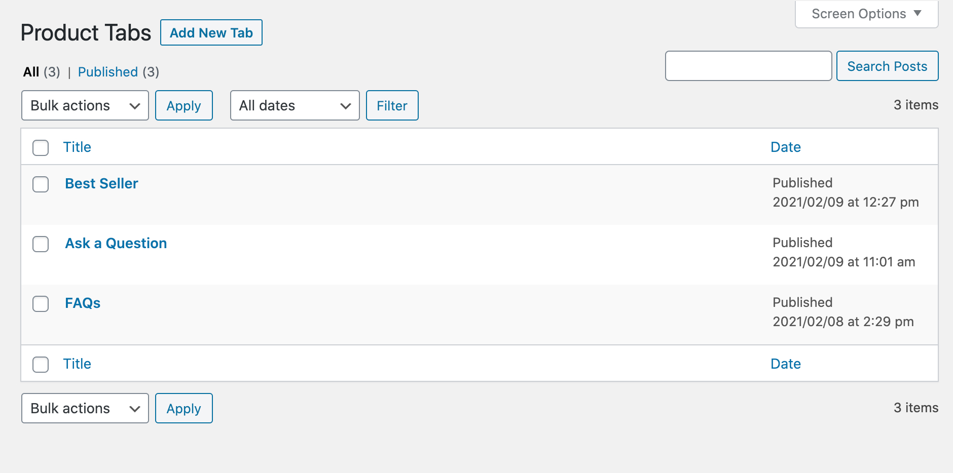 Woocommerce Product Tabs Default And Extra Tabs Manager