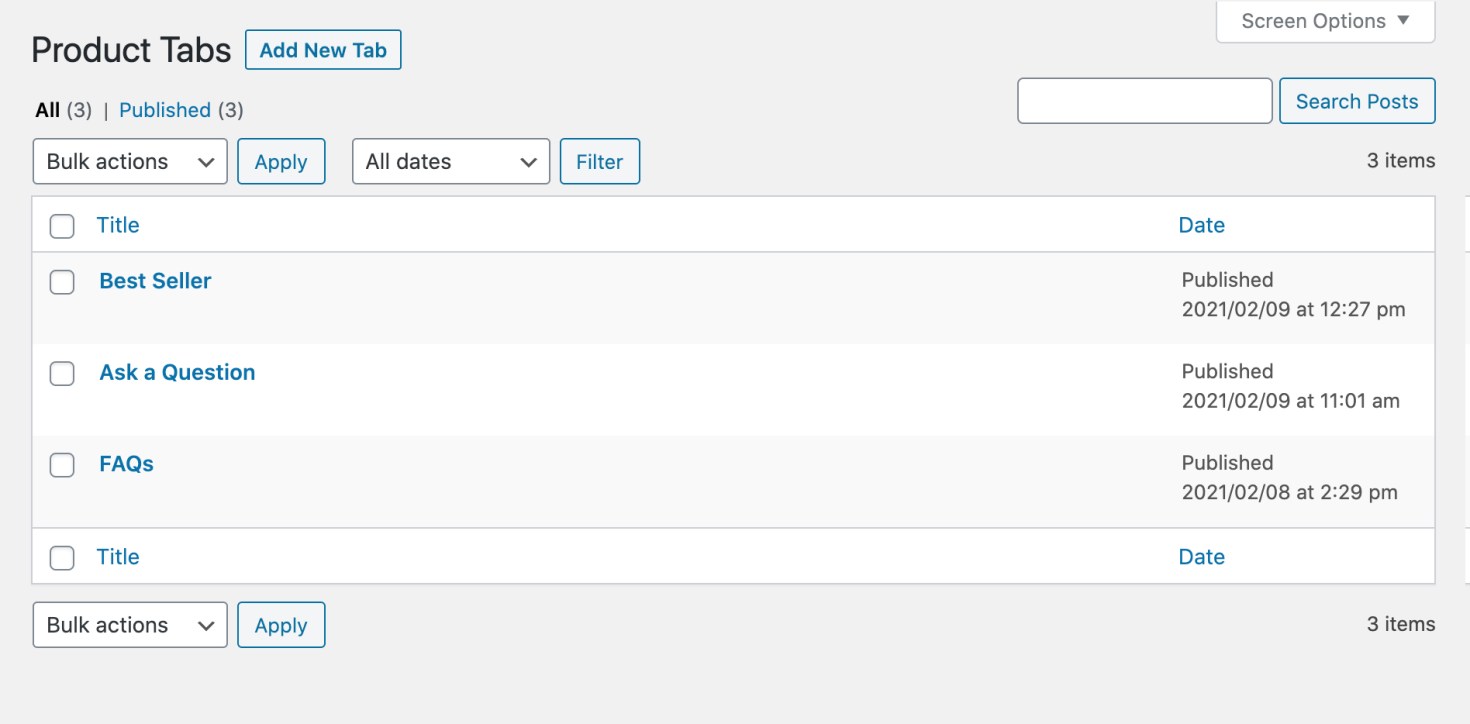 Custom Product Tabs Manager Documentation - WooCommerce